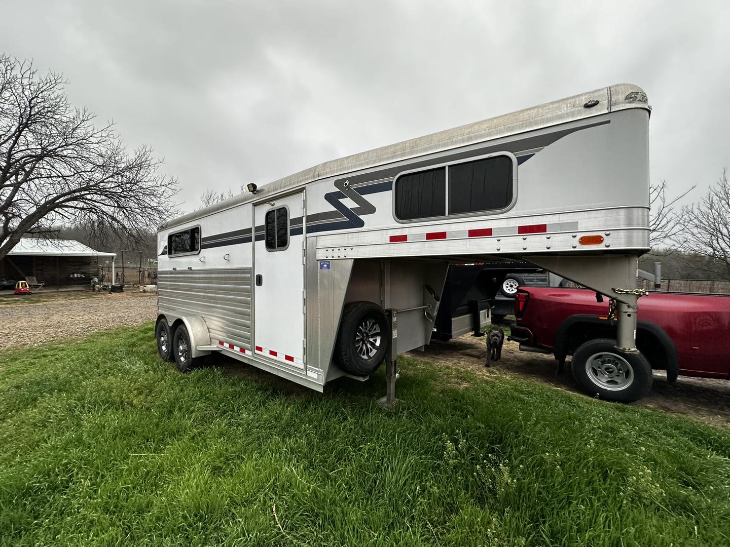 » 4 Star 3 horse slant trailer Traci Davis